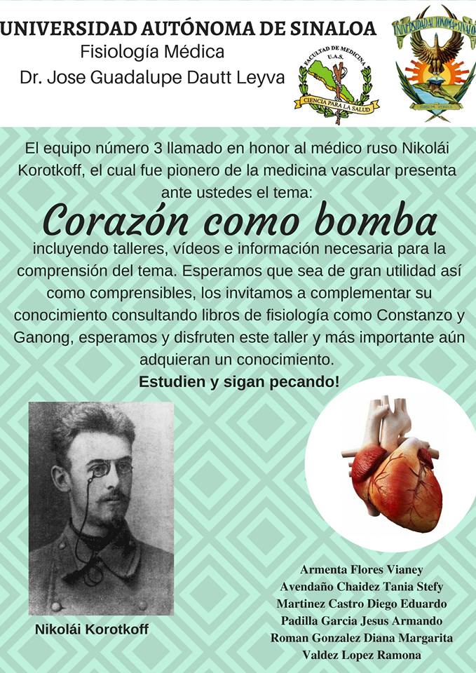 Fisiología Médica: CORAZÓN COMO BOMBA
