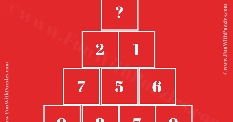 Tricky Pyramid Math Puzzle for Genius Minds with an Answer