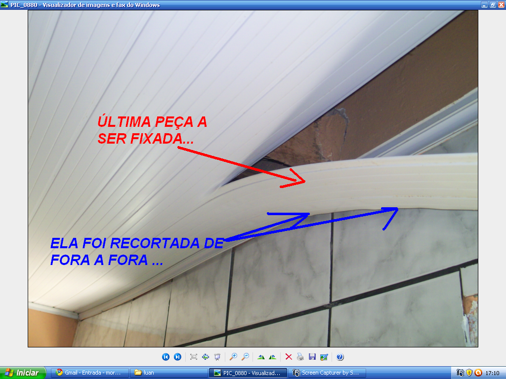 FORRO PVC COLOCANDO A ÚLTIMA PEÇA | FAÇA VOCÊ MESMO!!! PROCURE NO MENU ...