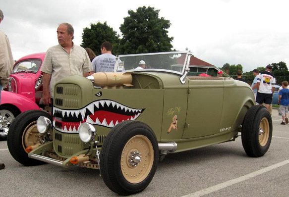 Just A Car Guy: from ear to ear with the flying tiger grin