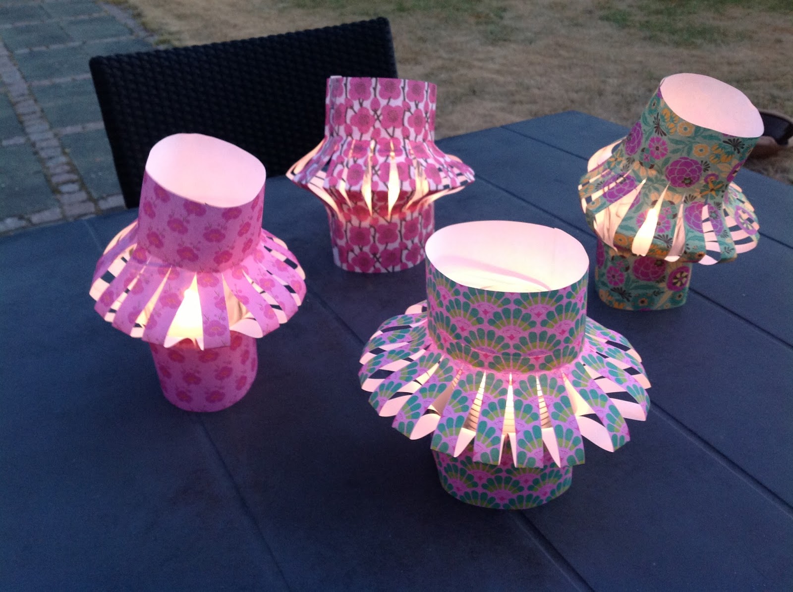 Bellas bedrifter: Lanterner i papir...