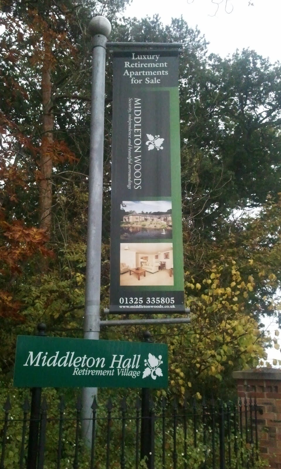 The Green I Signs Blog: V shaped road signs & vertical banners supplied ...