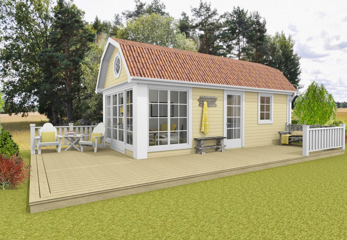 Den Vita Drömgården: Nu kan du köpa ritningar på "mina" Attefallshus