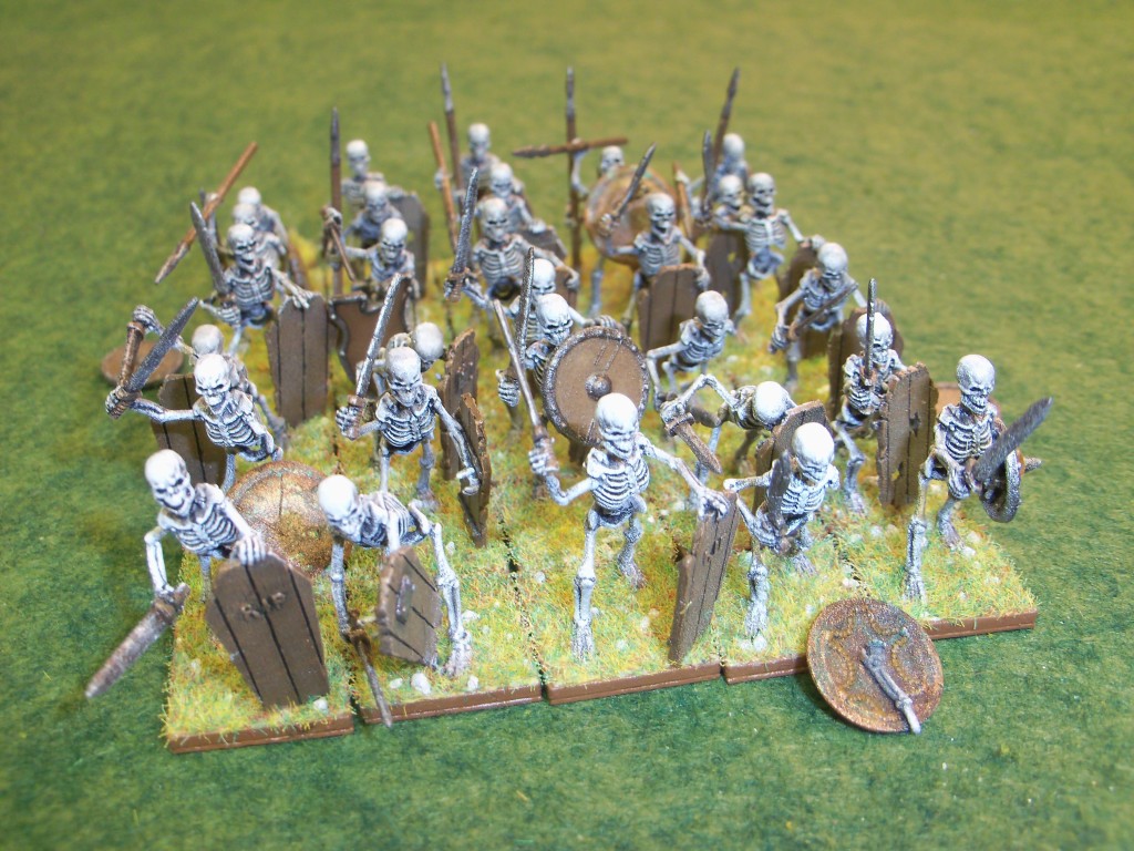 Adventures In Miniature Gaming: Painted Wargames Factory Skeleton Warriors