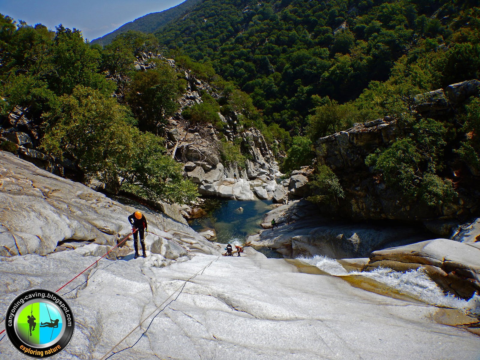 Canyoning - Caving: Canyoning στο Φονιά, Σαμοθράκη 2016