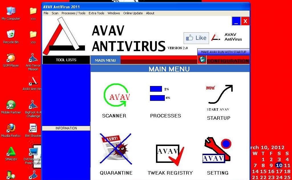 AVAV AntiVirus: AVAV Anti Virus ver 2.0
