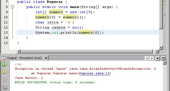 Una Taza de Java: Tips: Modo Debugger - Depuracion en NetBeans