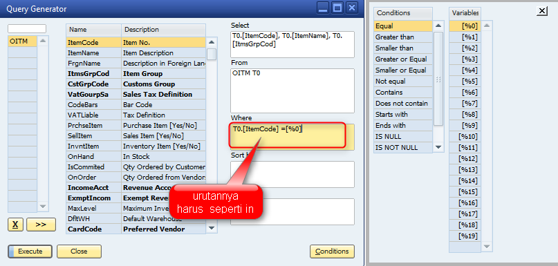SAP Business One: Cara membuat Query Di SAP business One
