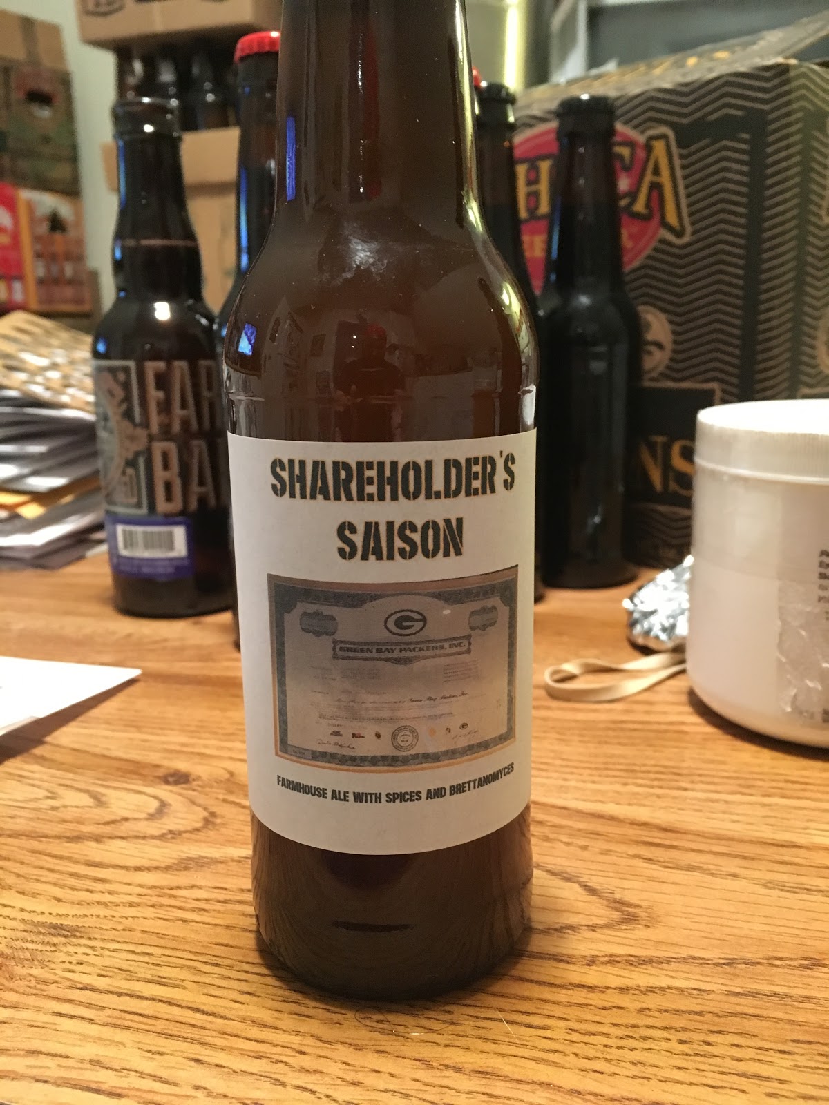 The Would-be Brewmaster: Brew Day: Shareholder's Saison (Brett Beer)