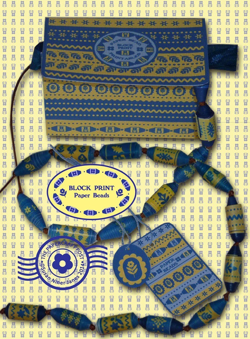 The Papercraft Post: Paper Bead Printables: A Masterclass