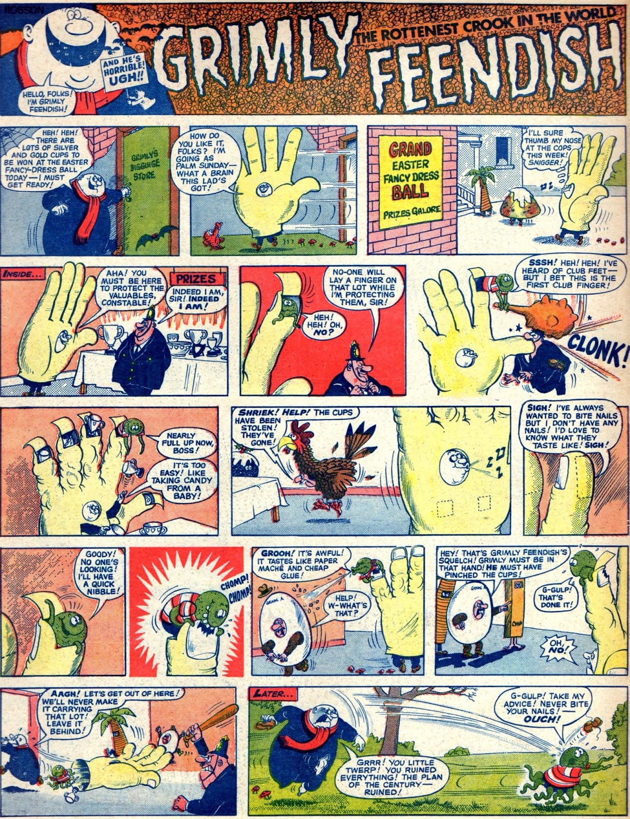 CRIVENS! COMICS & STUFF!: GRIMLY FEENDISH AT EASTER...