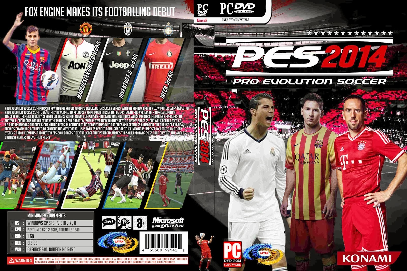 ESTRENOS EN BLU RAY: PES 2014