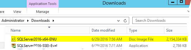 VERSIONES DE EVALUACION SQL SERVER 2016 ~ SQL SERVER