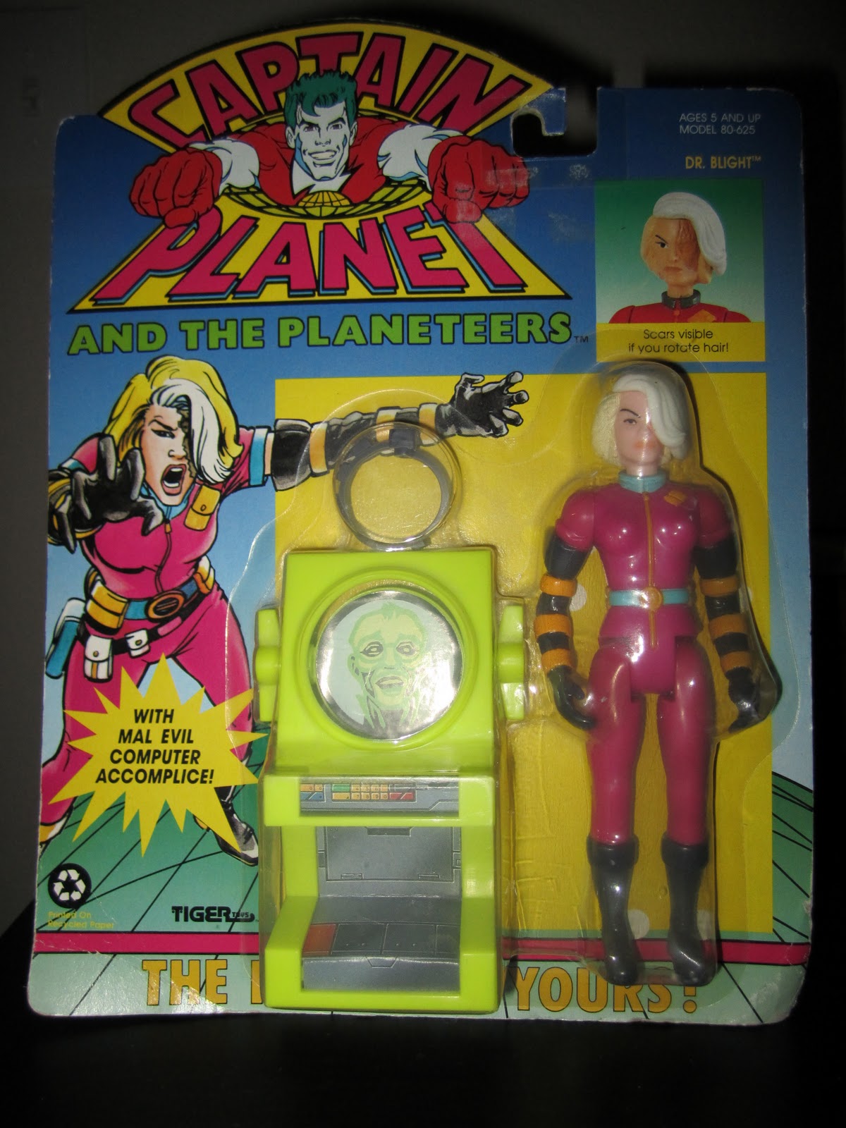 Diary of a Dorkette: Toy Chest Tuesday! Captain Planet's Dr. Blight!!