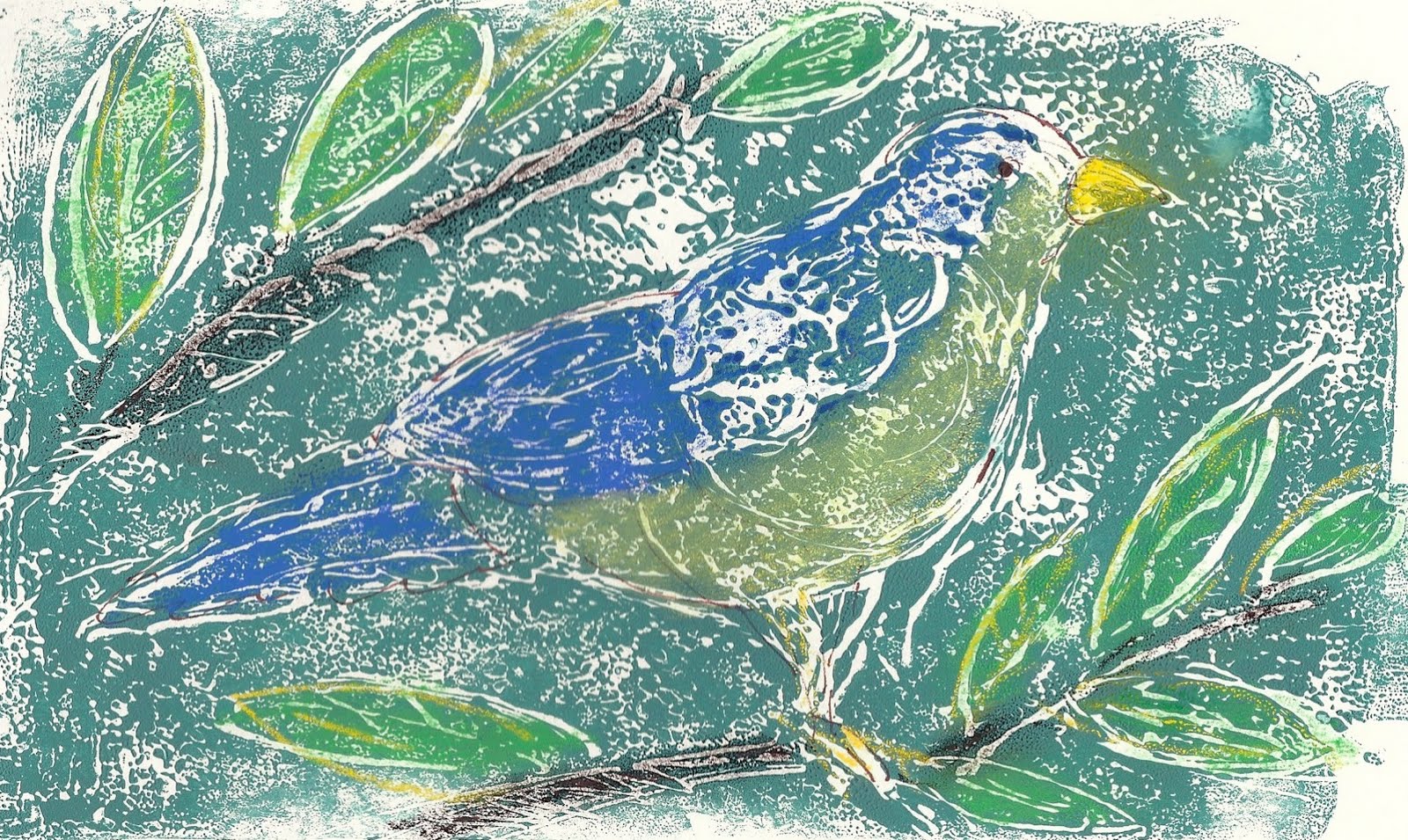 Art with Kids: Monoprints