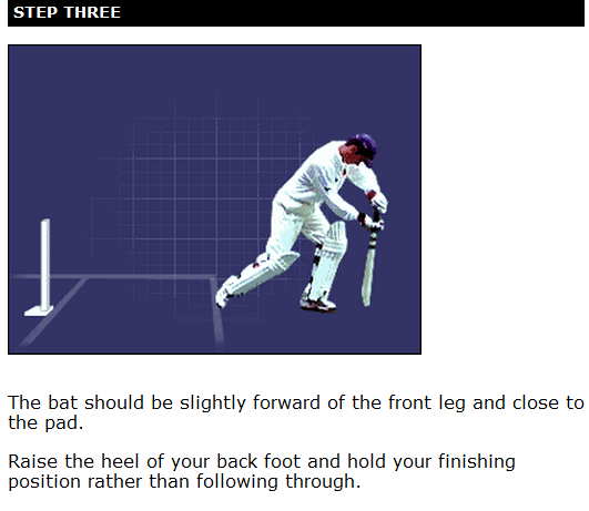 CRICKET MASTER 11: How to play forward defence shot