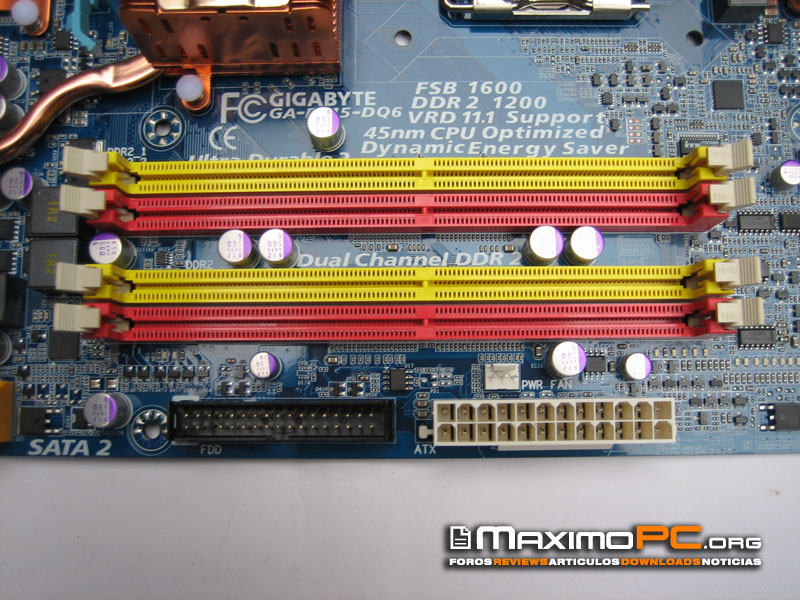 montaje y mantenimiento: RANURAS DE MEMORIA