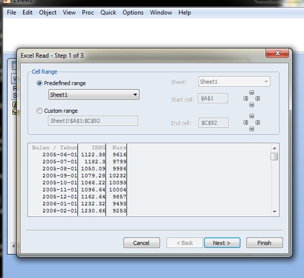 DUNIA PENDIDIKAN: TIPS PENGUJIAN REGRESI LINIER SEDERHANA DENGAN EVIES 7