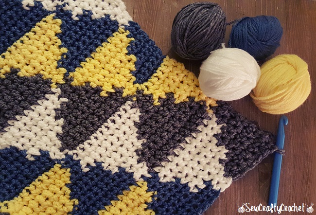 Triangles! (Crochet Blanket) - Sew Crafty Crochet