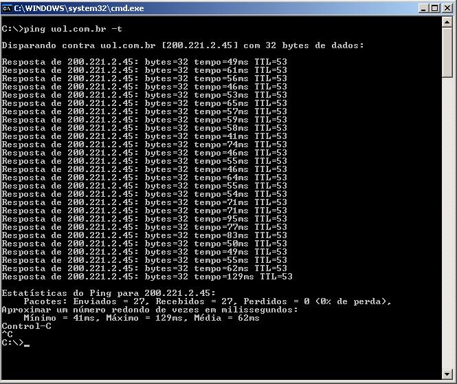 TECNOSOLUTION: Como funciona o comando de rede Ping