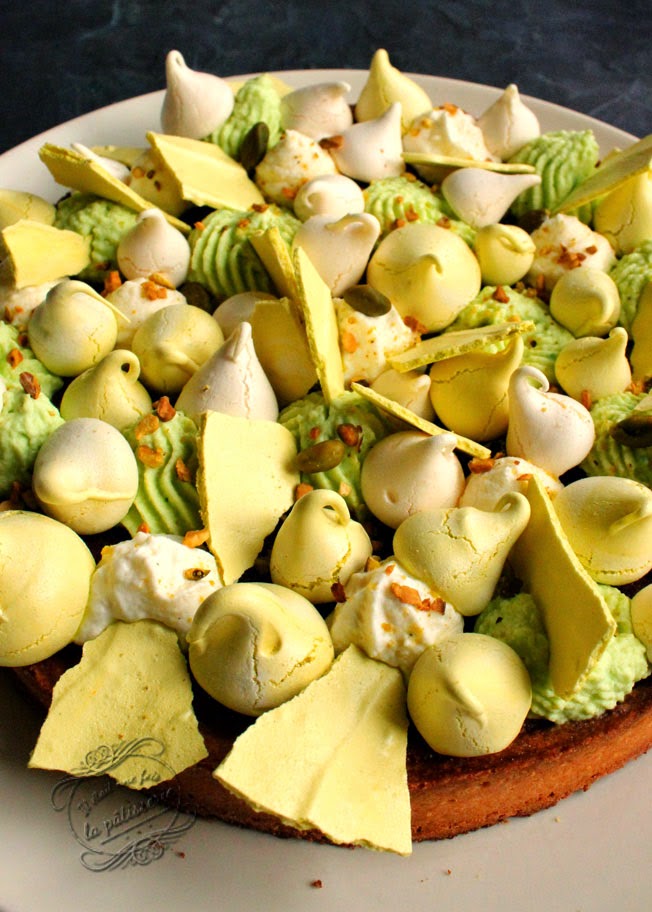 Tarte à la pistache et mascarpone, façon fantastik : Il était une fois ...