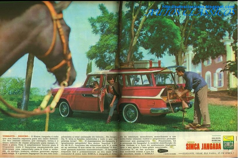 AUTOS CLÁSSICOS: LANÇAMENTO - SIMCA JANGADA