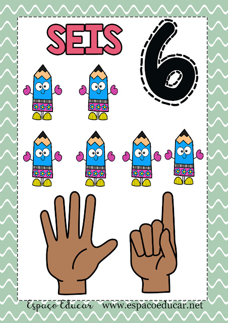 LOUCOS POR TECNOLOGIAS: Cartazes dos Numerais de Zero a Dez Ilustrados ...