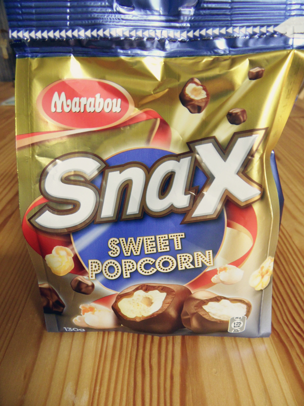 The Chocolate Box: Provsmakat: Marabou Snax - Sweet Popcorn