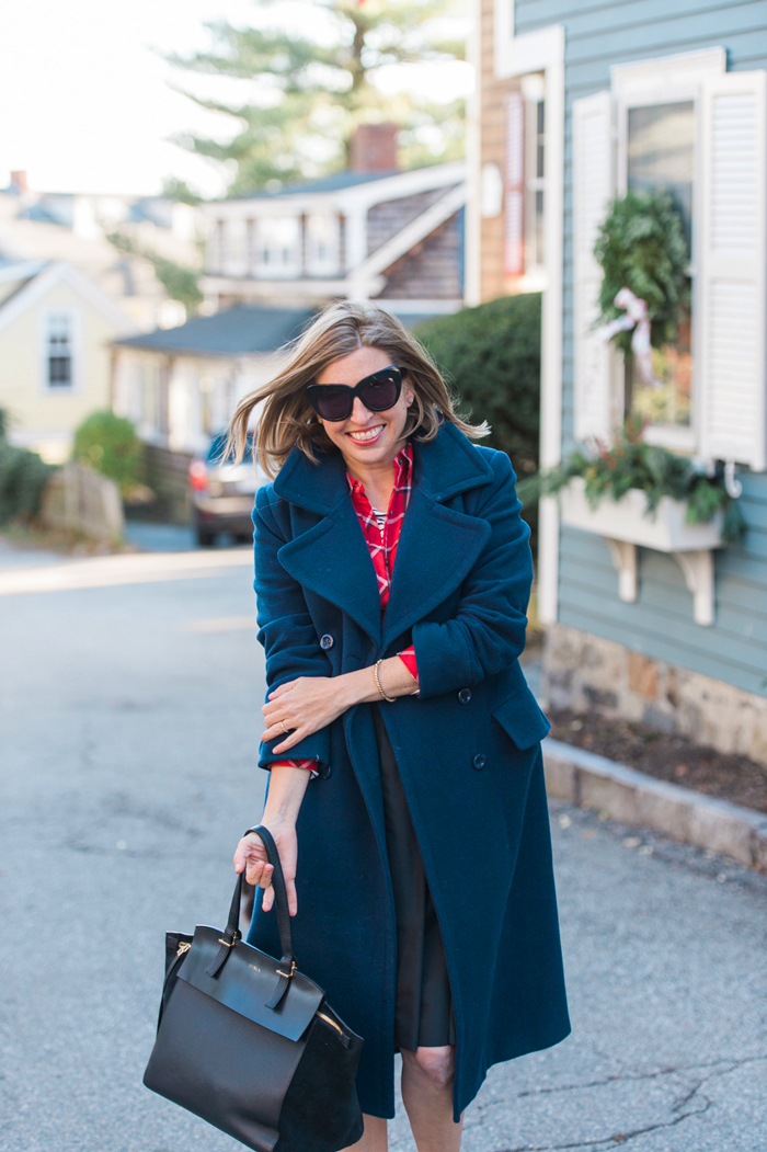 Plaid Navy The Boston Fashionista