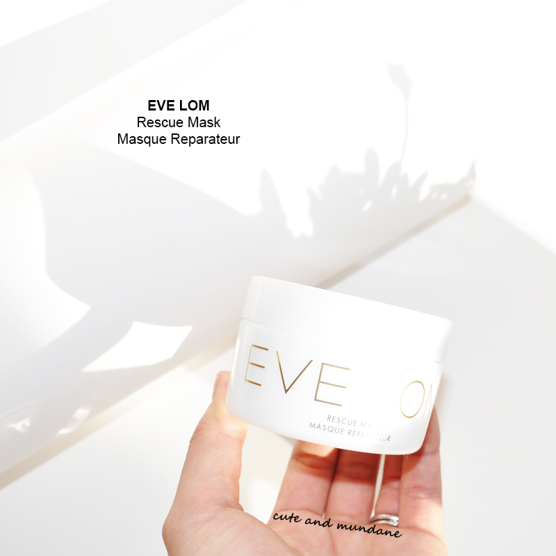 Cute and Mundane: EVE LOM Rescure Mask, Moisture Mask, and Cleanser review