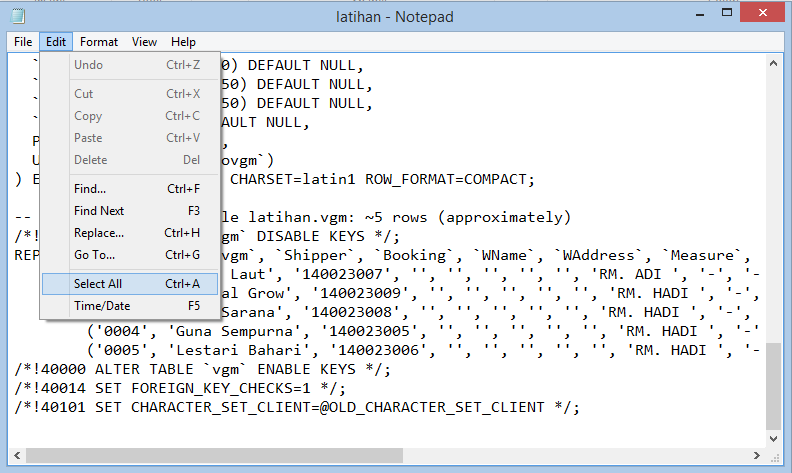 Mengenal Aplikasi HeidiSql - Coretan lama