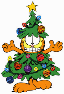 Feliz Navidad Garfield, dibujos psra imprimir - Blog de imágenes