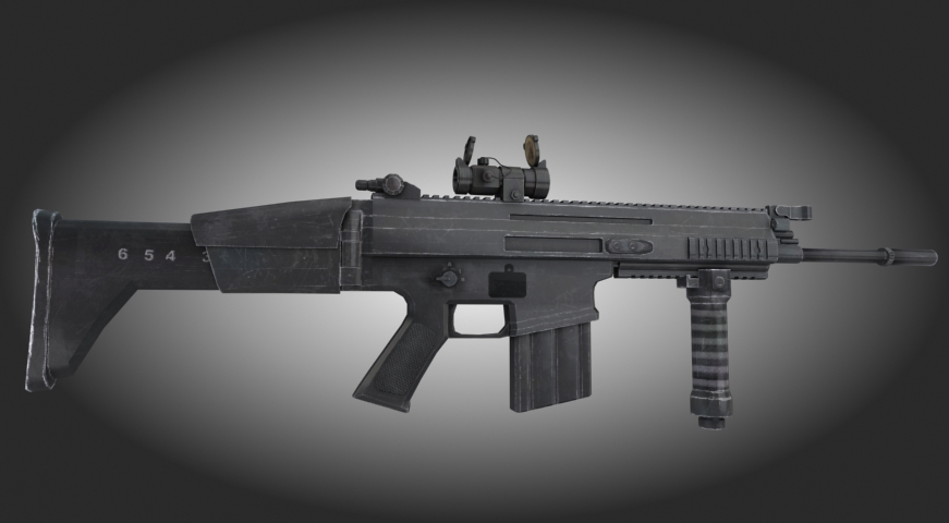 3DX: Low Poly Scar-H