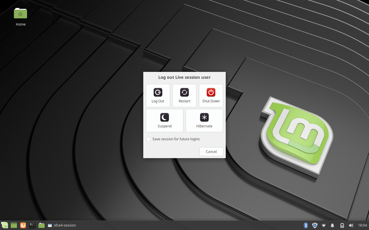 Linux Mint 19 Xfce Edition screenshots