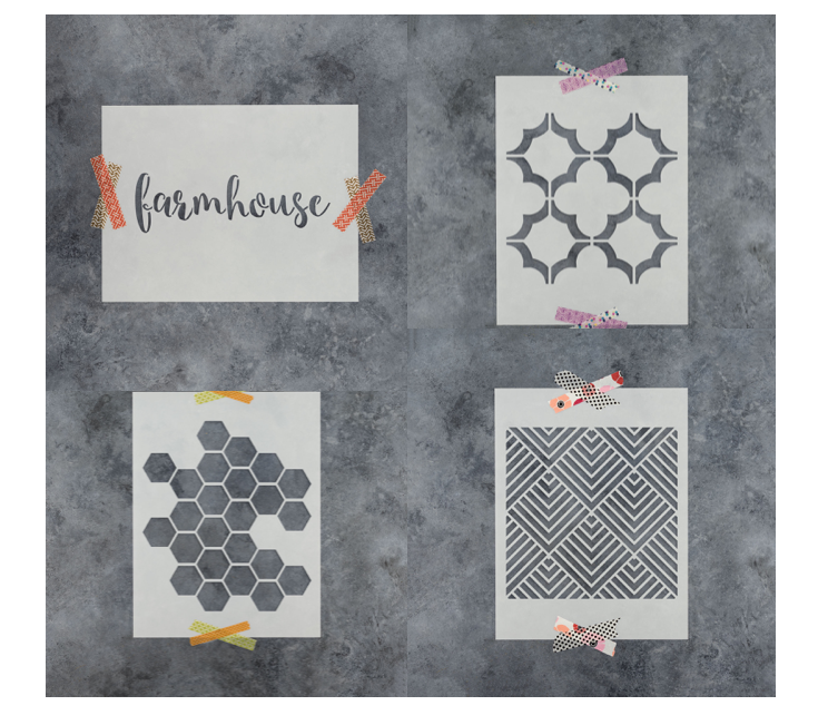 My Favorite Stencil Projects - The Unique Nest