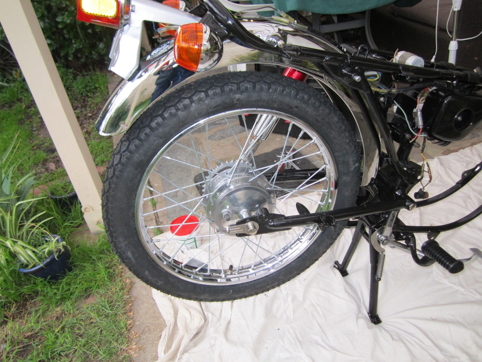 Restoration Yamaha LS3 1972: July 2015