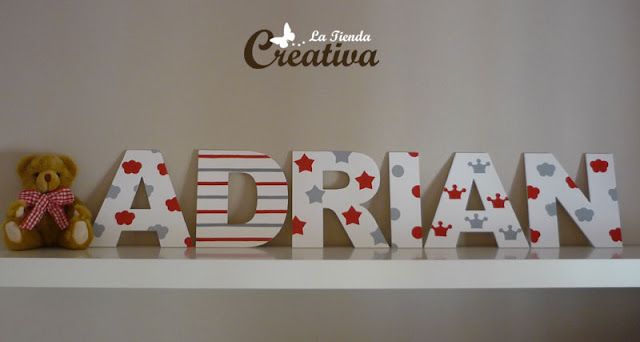 La Tienda Creativa - Letras para decorar y mucho más: Letras para ...