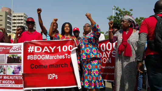 Photos: BBOG members continue march over abducted Chibok girls