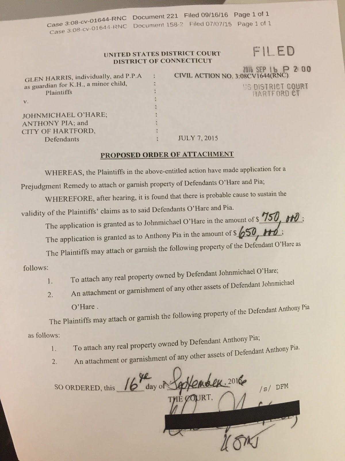 The Cool Justice Report: UPDATE, 9-30-16: Damages awarded for unjust ...