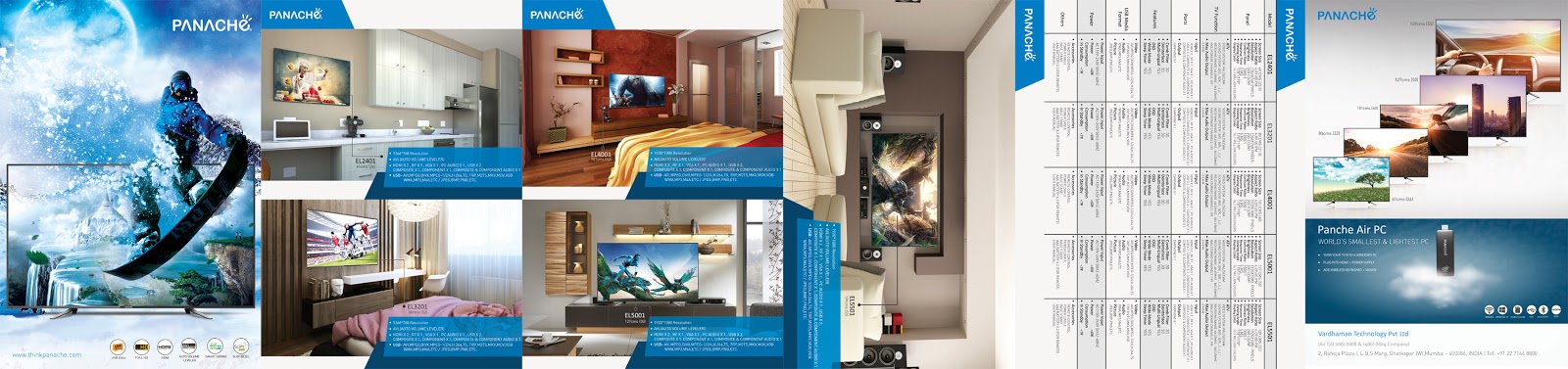 TV brochure design