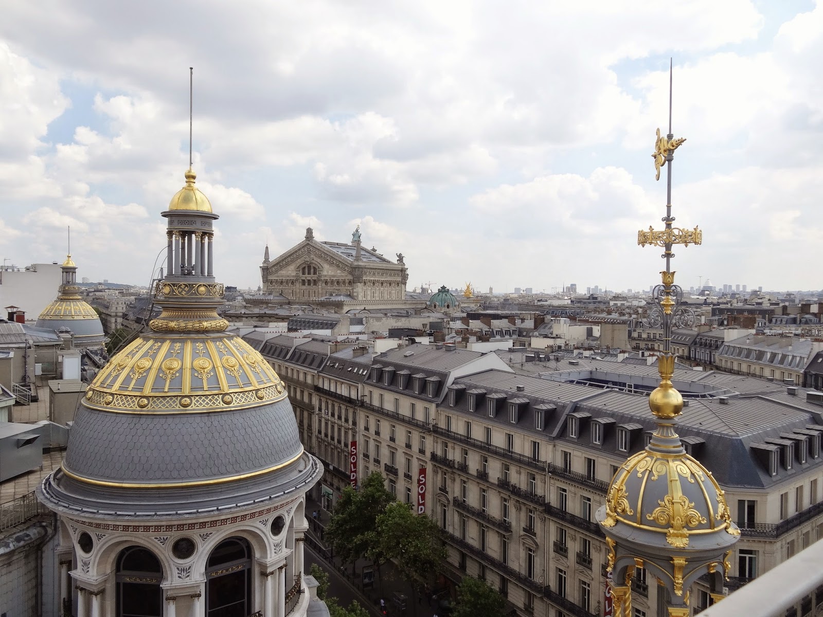 Terrasse du Printemps Haussmann Paris ~ Une Demoiselle à Paris - Blog ...