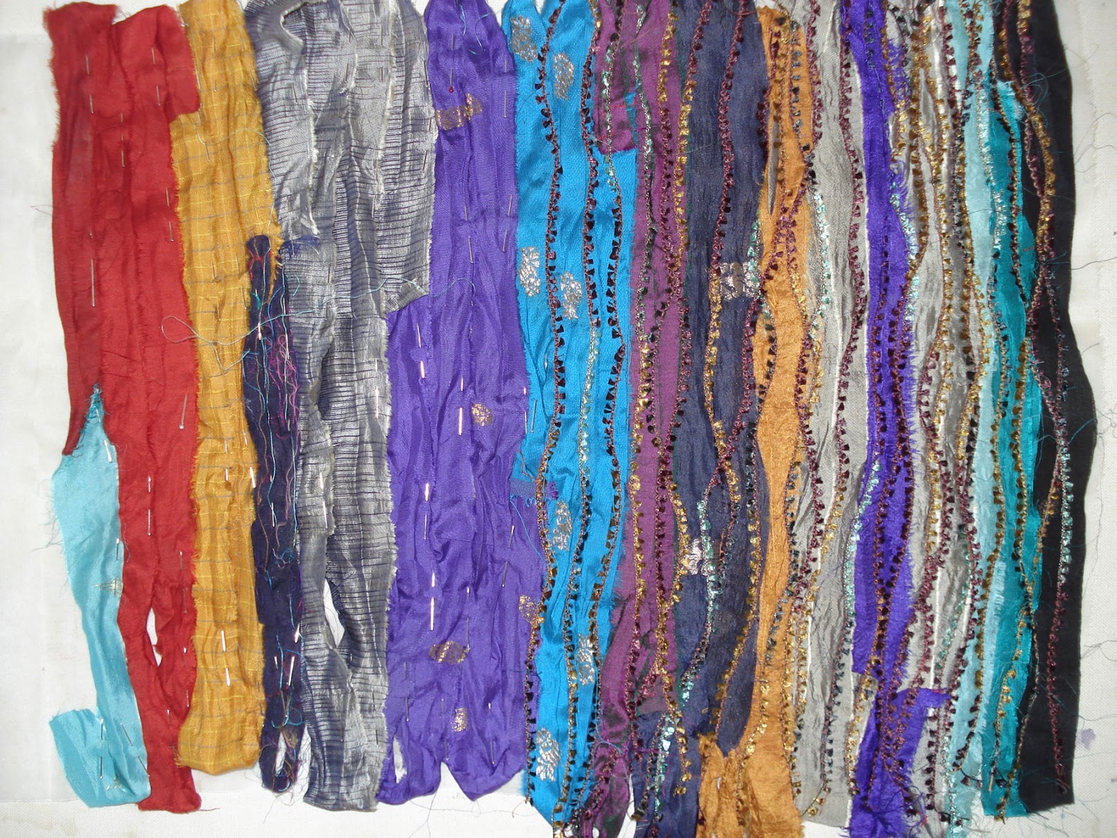 Just Dreaming - Art to Wear: Recyled Sari Ribbon