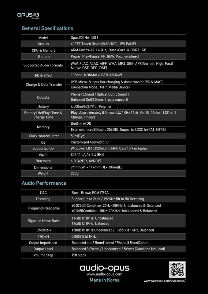 Audio-Opus: Opus#3 Dap unboxing