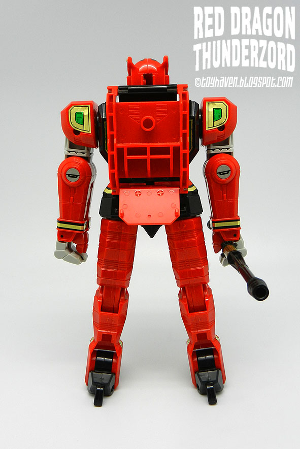 toyhaven: Bandai Mighty Morphin Power Rangers Red Dragon Thunderzord in ...
