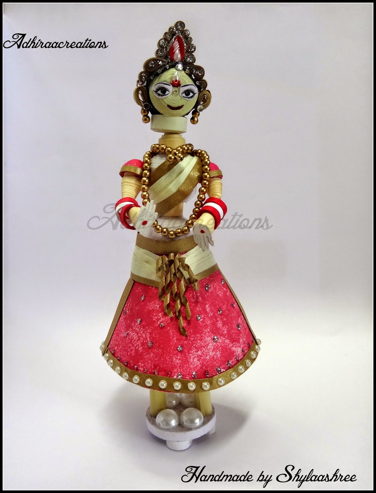 Indian Quilling Challenge: IQCG Challenge No.9 - Paper Doll