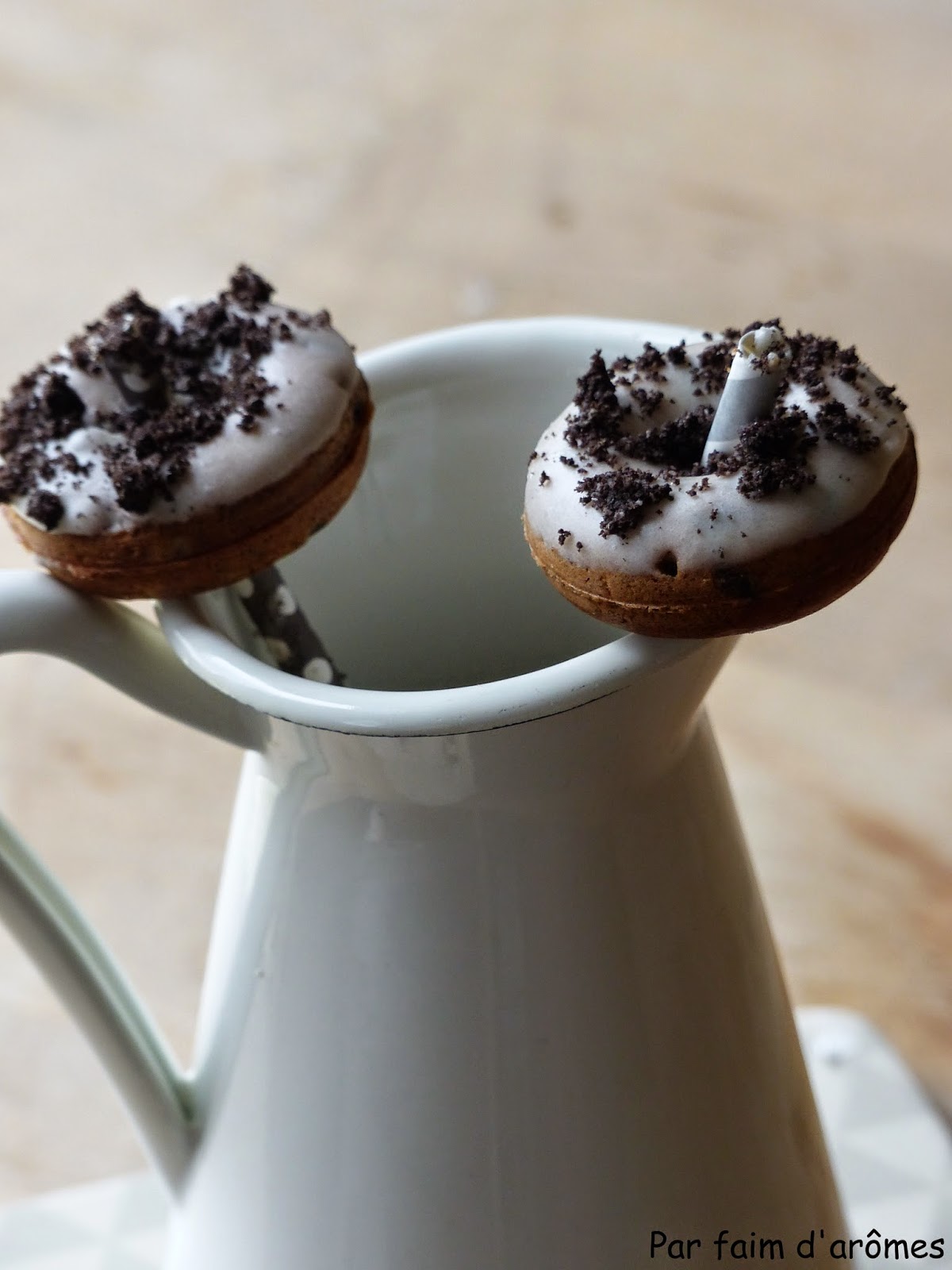 Par faim d'arômes: Donuts aux Oréos® {Mardi Gras}