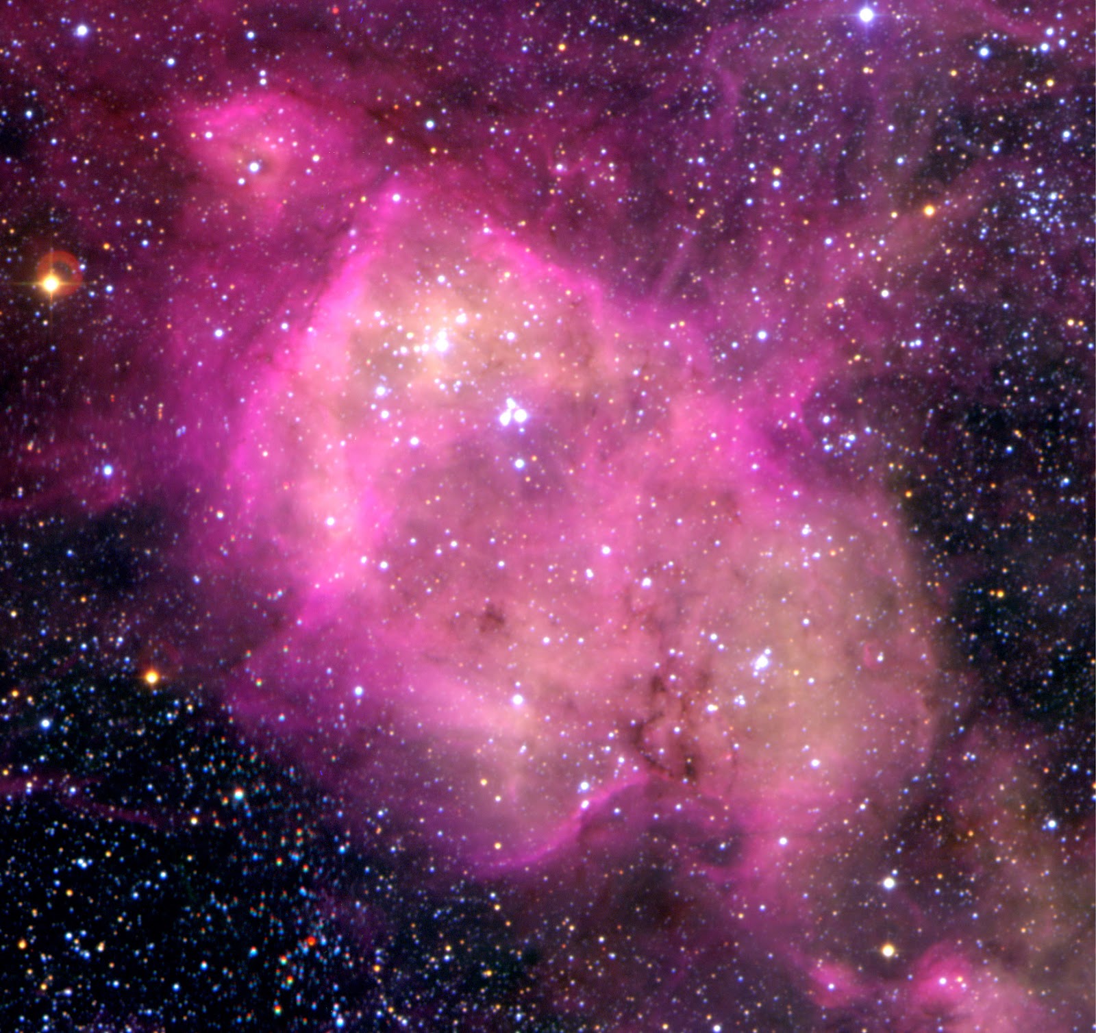 N 164 Nebula in the Large Magellanic Cloud Galaxy | Earth Blog