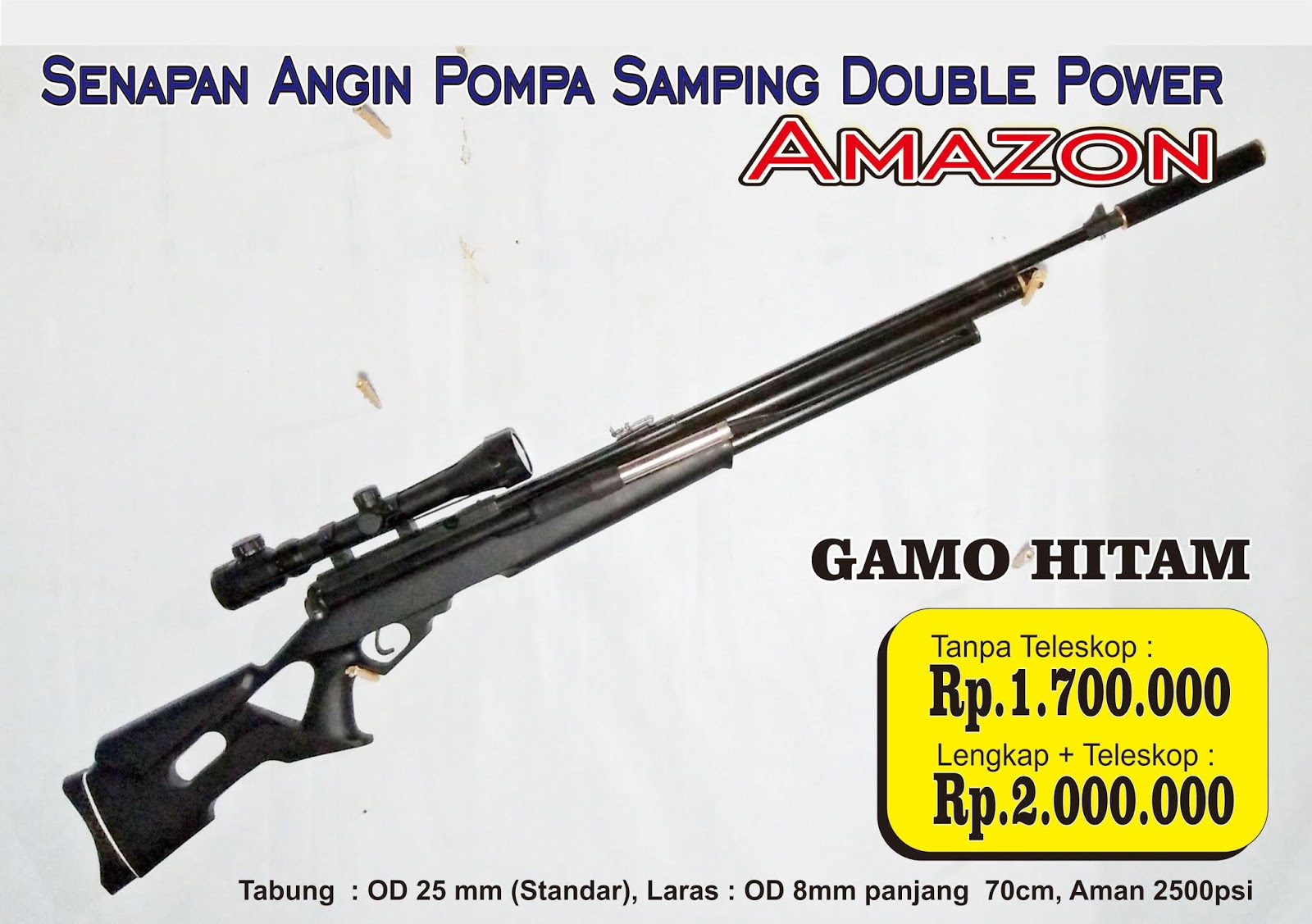 WA 0822 43 080909 Jual Senapan Angin Gejluk Double Power PCP Tebing ...