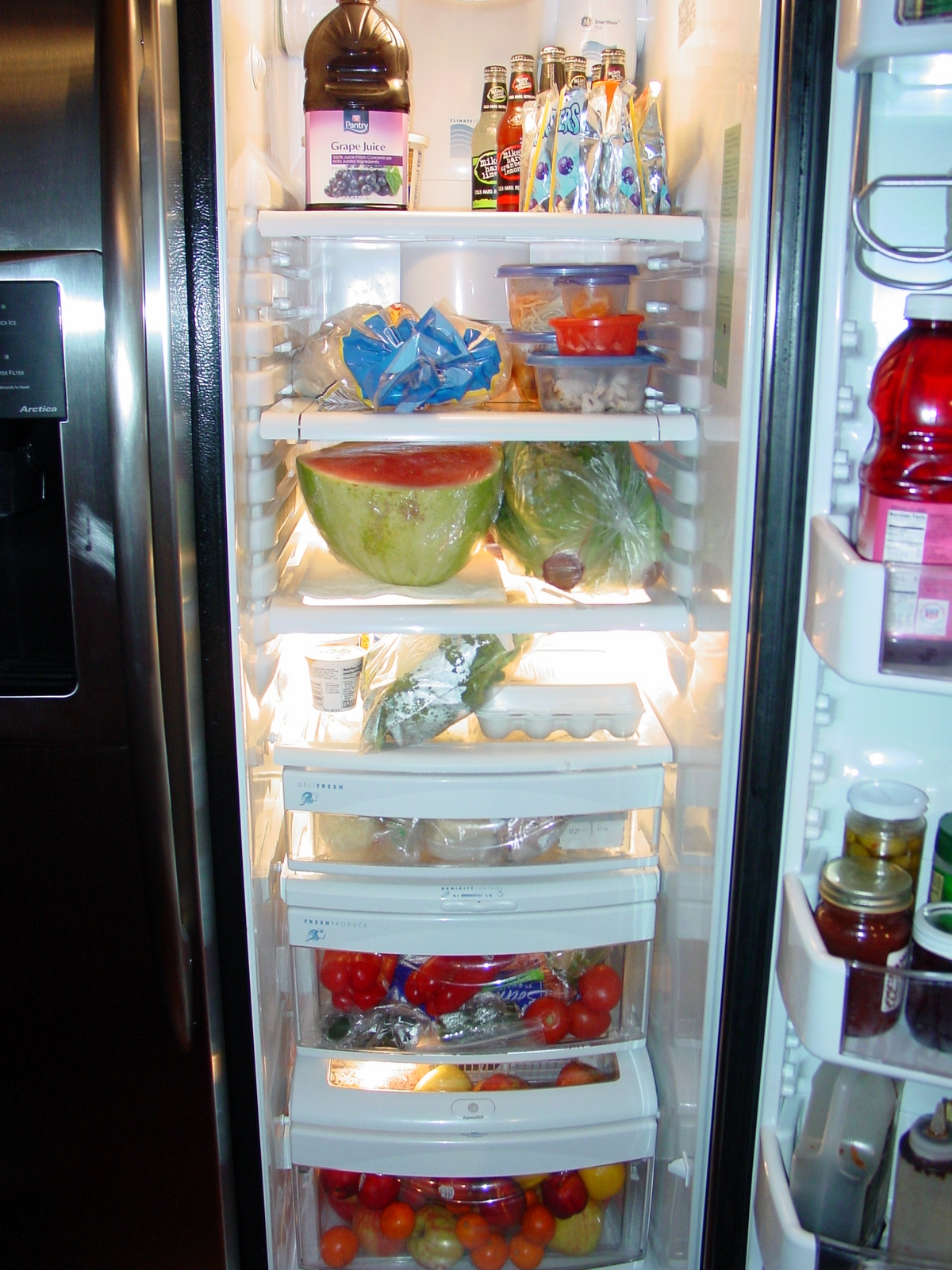 The fridge-a peek inside