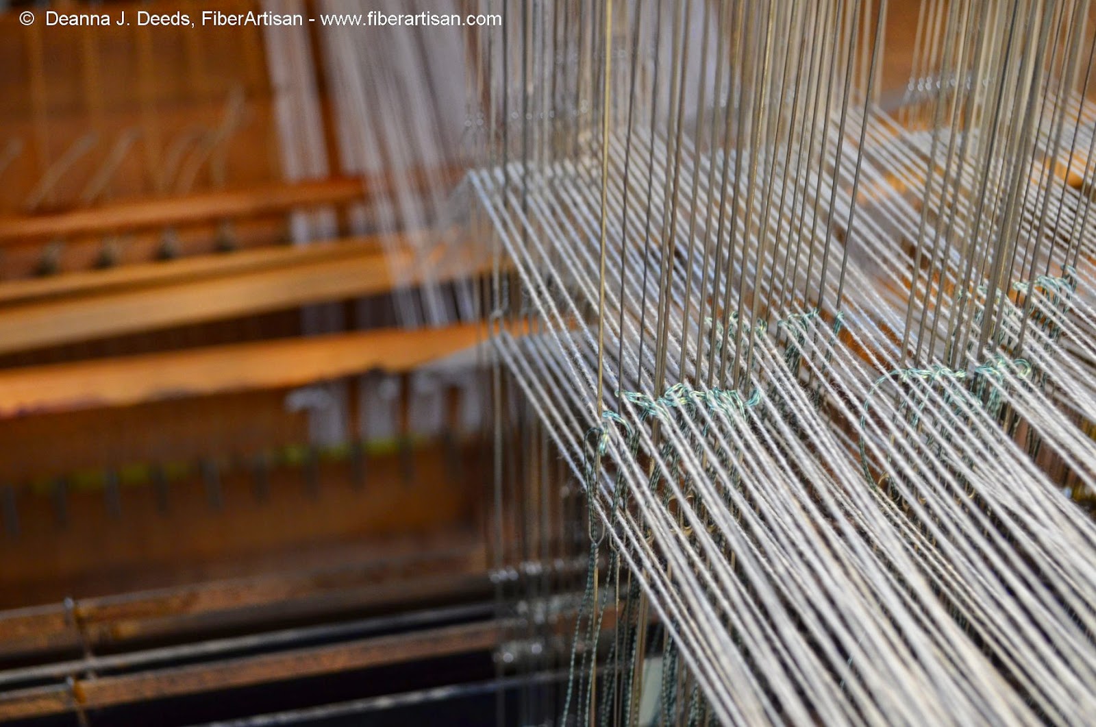 A FiberArtisan's Weaving Path: Doup Leno Setup Part 1 - Doup Threading